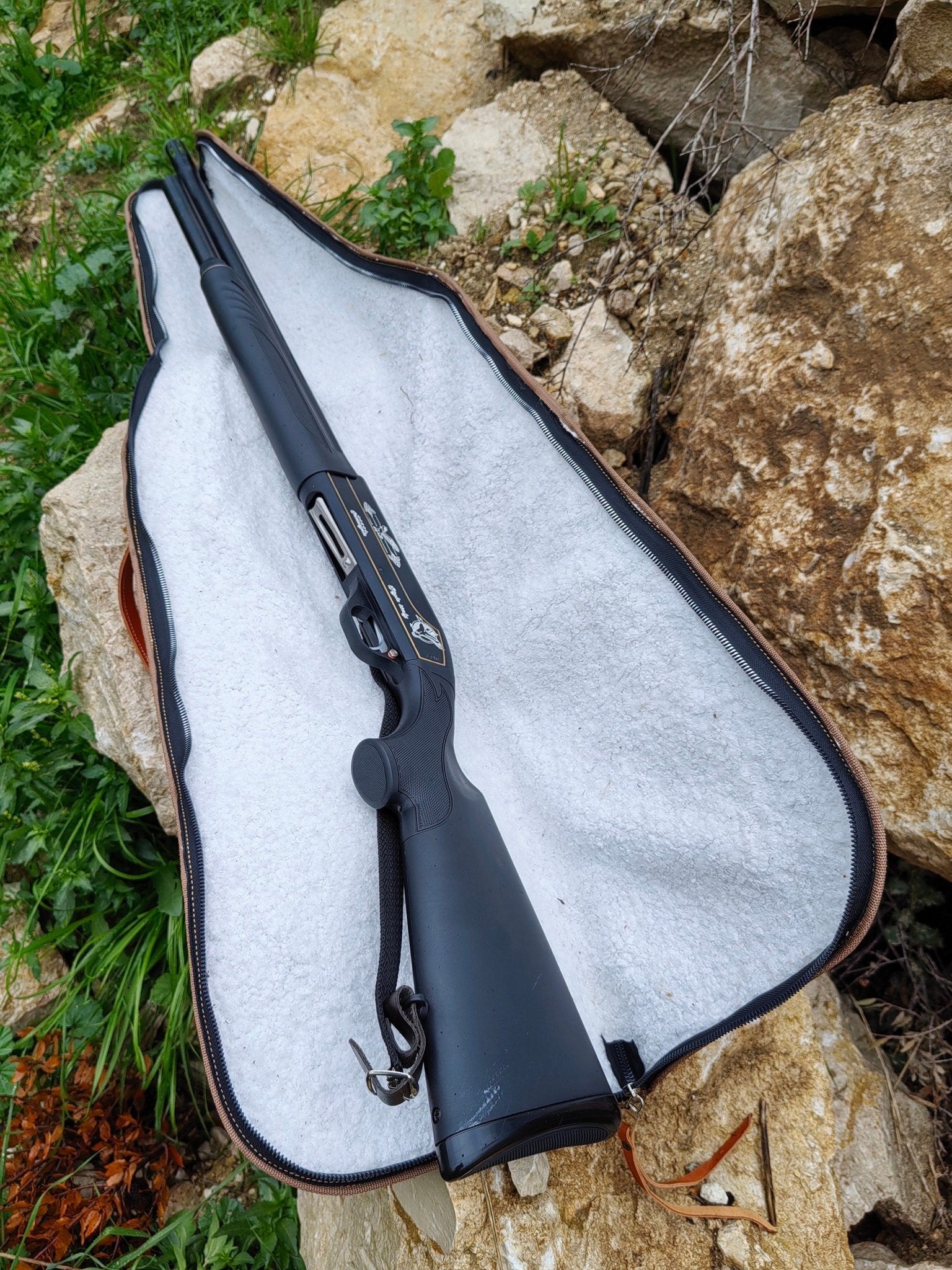 Canvas and Leather Shotgun Bags by 99 Percent Handmade