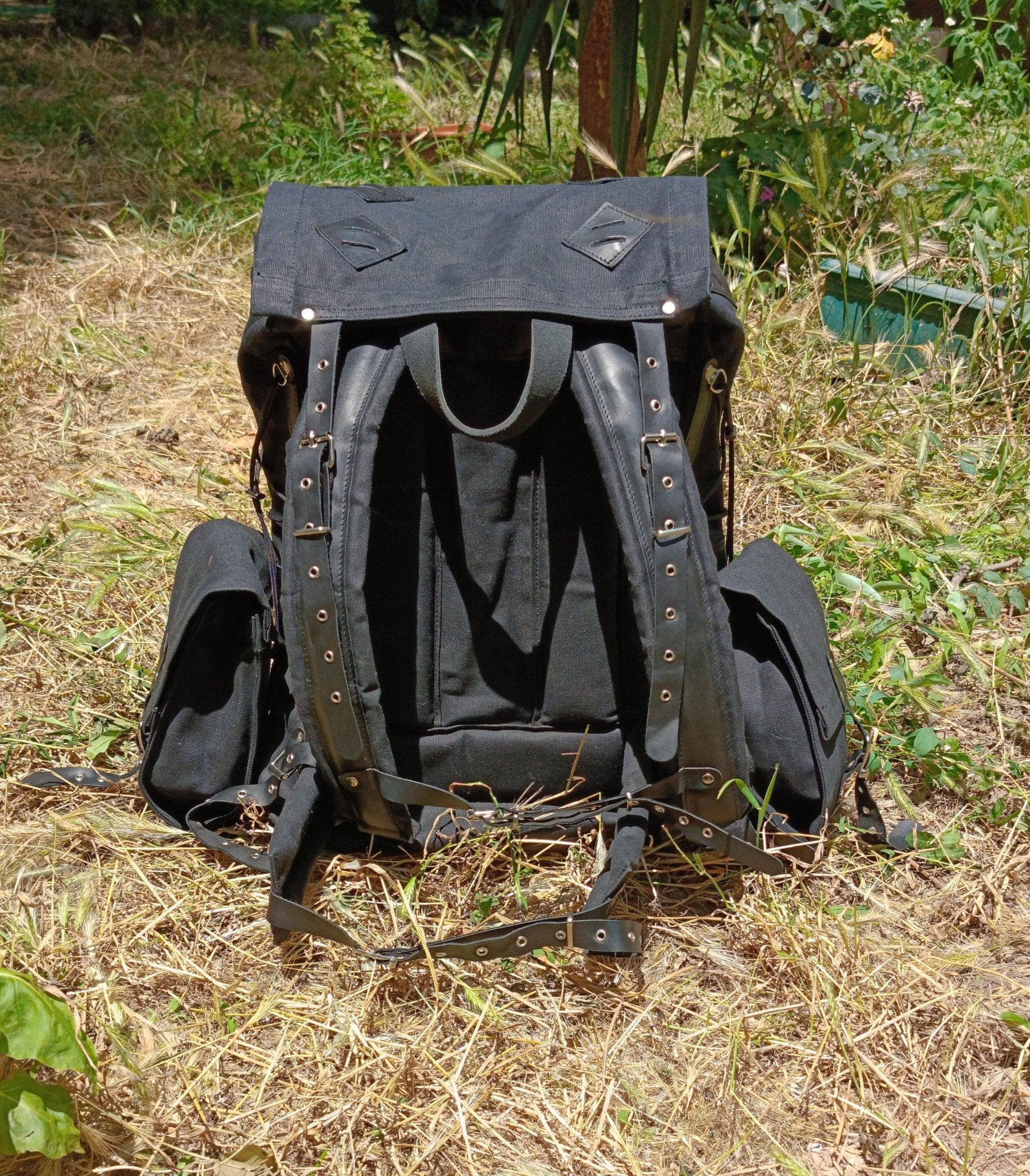 Black Bushcraft Backpack | Camping Backpack | Fishing Backpack | Detac