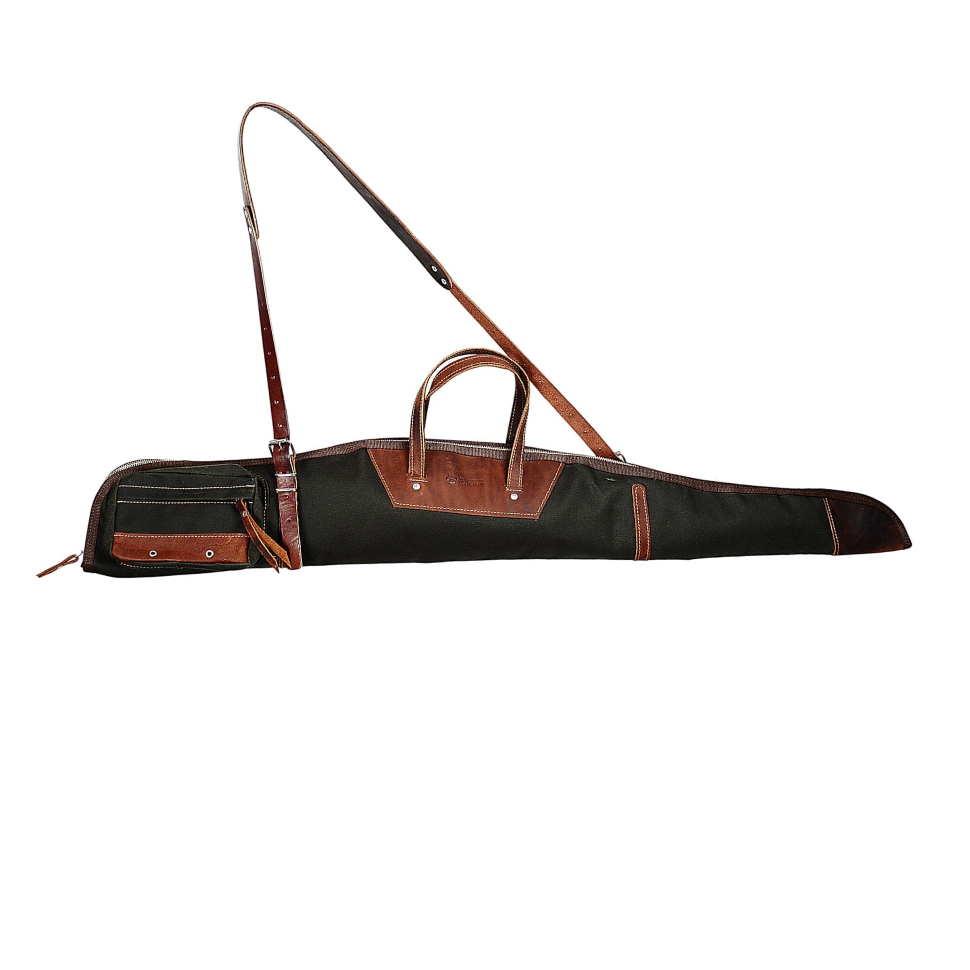40 inch to 60 inch | Handmade | Leather Rifle Bag | Canvas Rifle Bag
