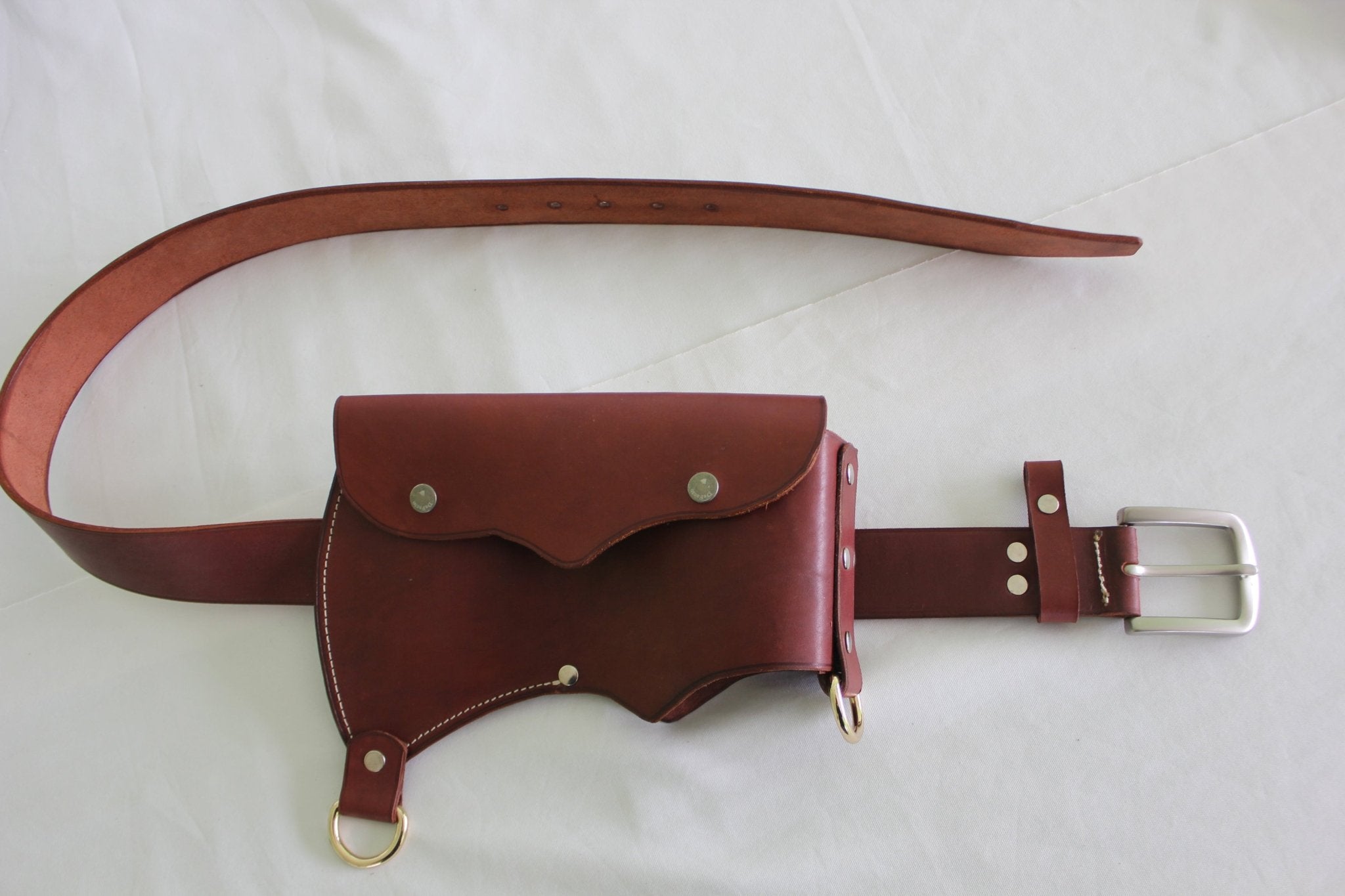 Bushcraft Leather Utility Belt Set, Tool Belt, Hunting Belt ...