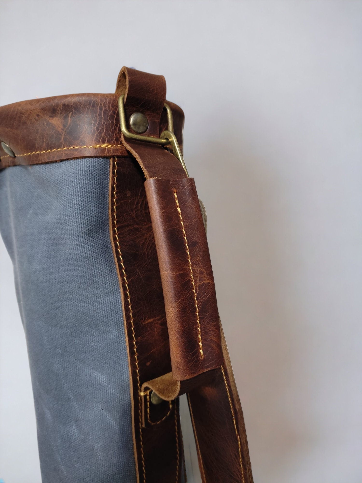 Leather | Canvas | Golf Bag | Handmade | Tailor Made | Leather Golf St ...