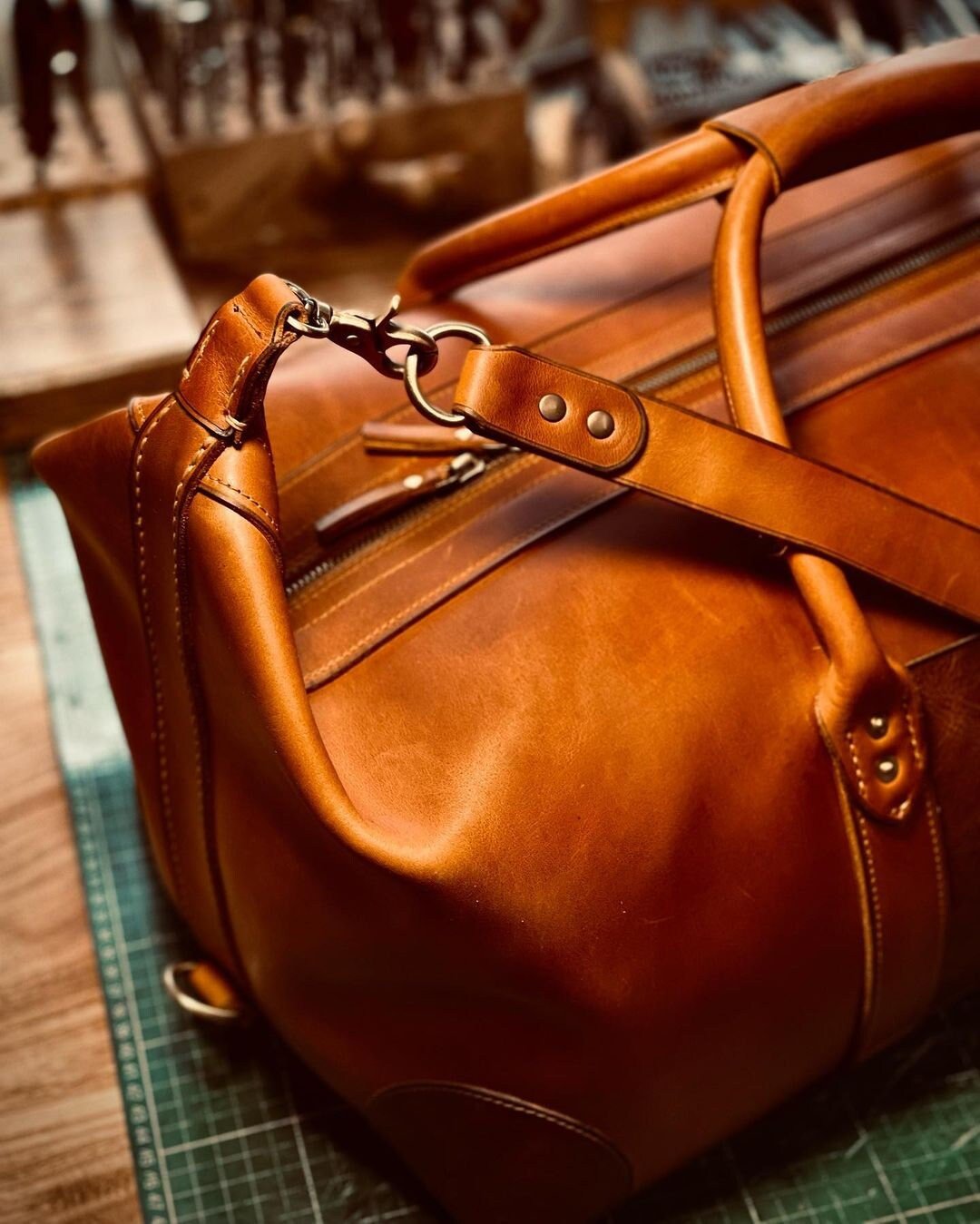 Limited Edition Handmade Handmade Duffle Bag Travel | Leather Bag | Le ...